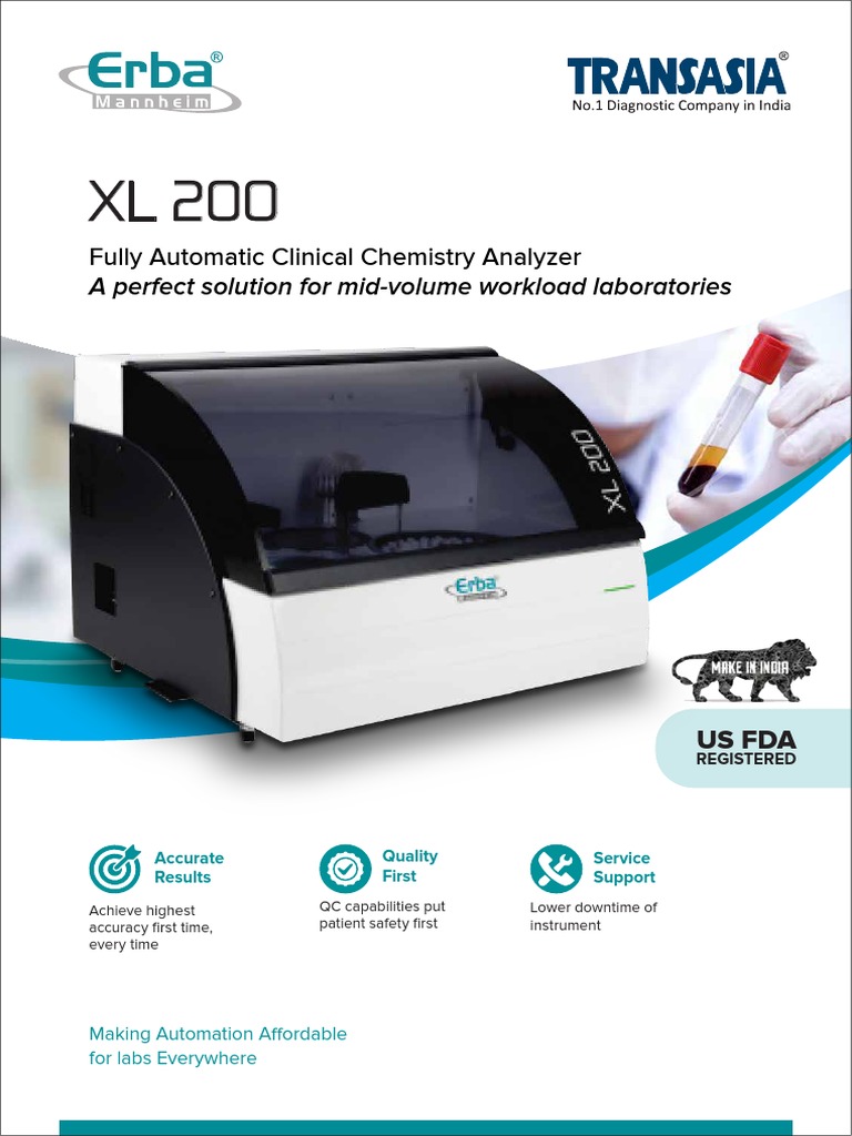 Fully Automatic Clinical Chemistry Analyzer: A Perfect Solution For Mid ...