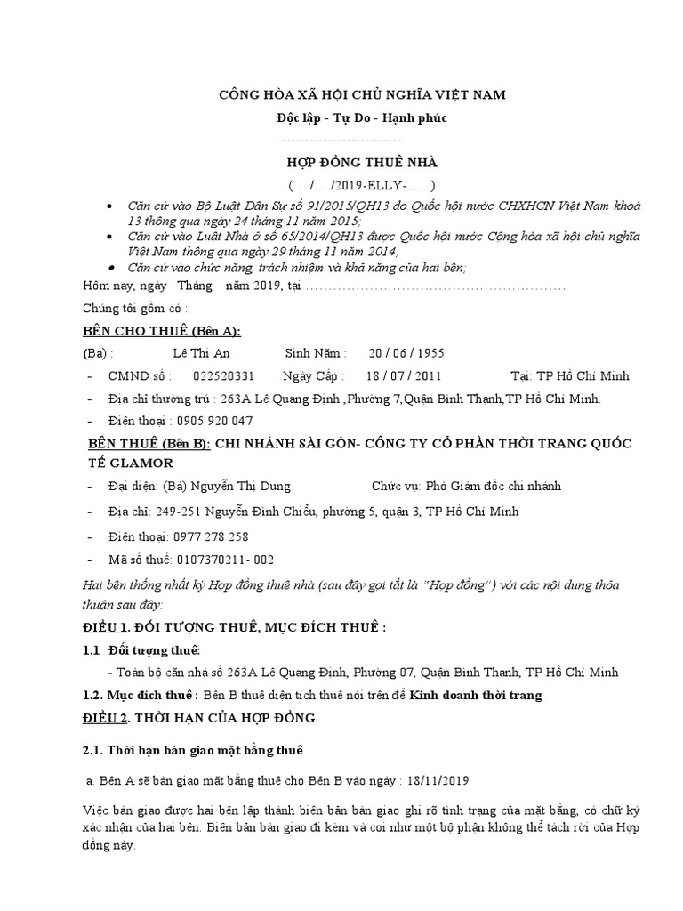 HD 263A Lê Quang Định . | PDF