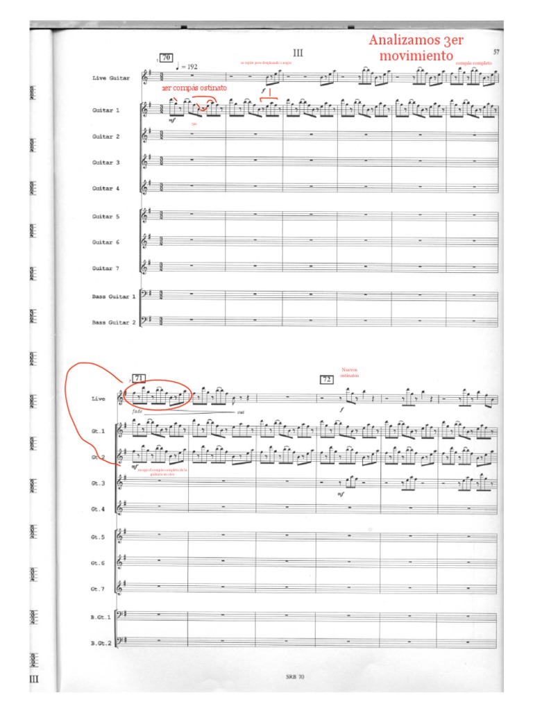 Electric Counterpoint, Con Análisis | PDF | Acorde (Música) | Teoría musical