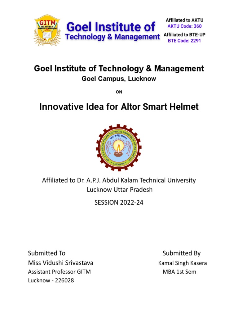 Kamal Singh Kasera Gitm | PDF | Swot Analysis | Feasibility Study