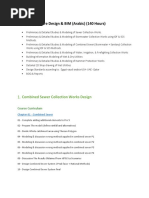 Sewer Design Modeling Using SewerCAD - SewerGEMS 25 Hrs | PDF