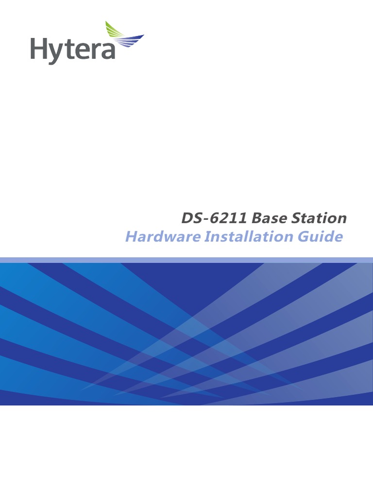 DS-6211 Base Station Hardware Installation Guide V05 - Eng | PDF ...