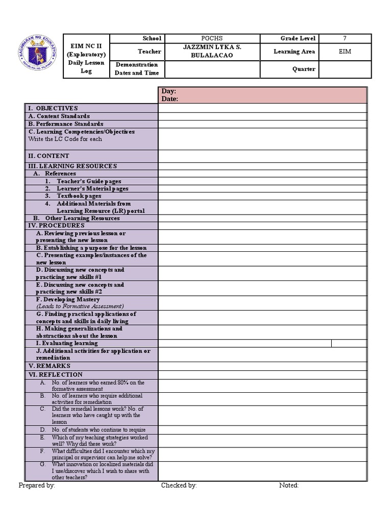 DLL in EIM | PDF | Learning | Educational Assessment