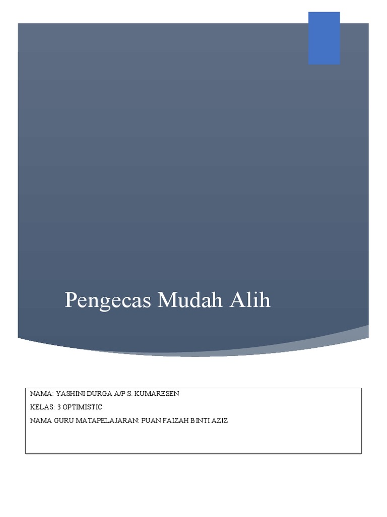 RBT Folio Tingkatan 3 | PDF