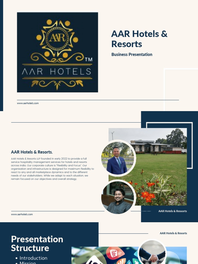 AAR Hotels & Resorts - Company Profile | PDF | Marketing | Brand