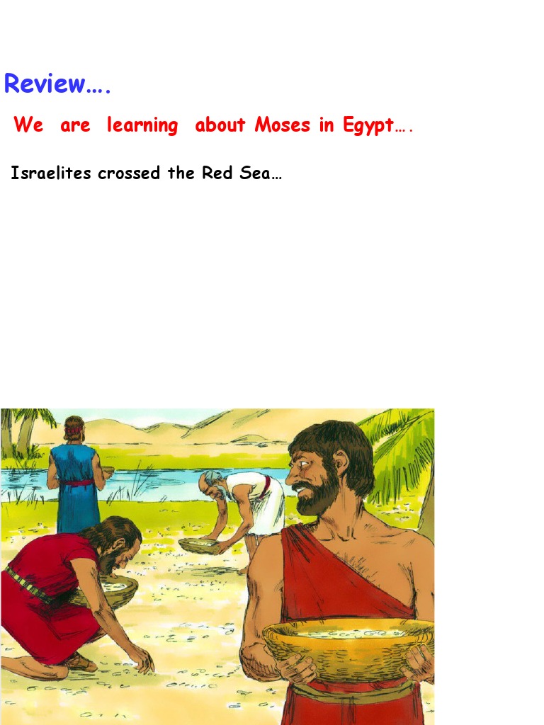 L 13 - Manna in The Desert | PDF | Religion & Spirituality