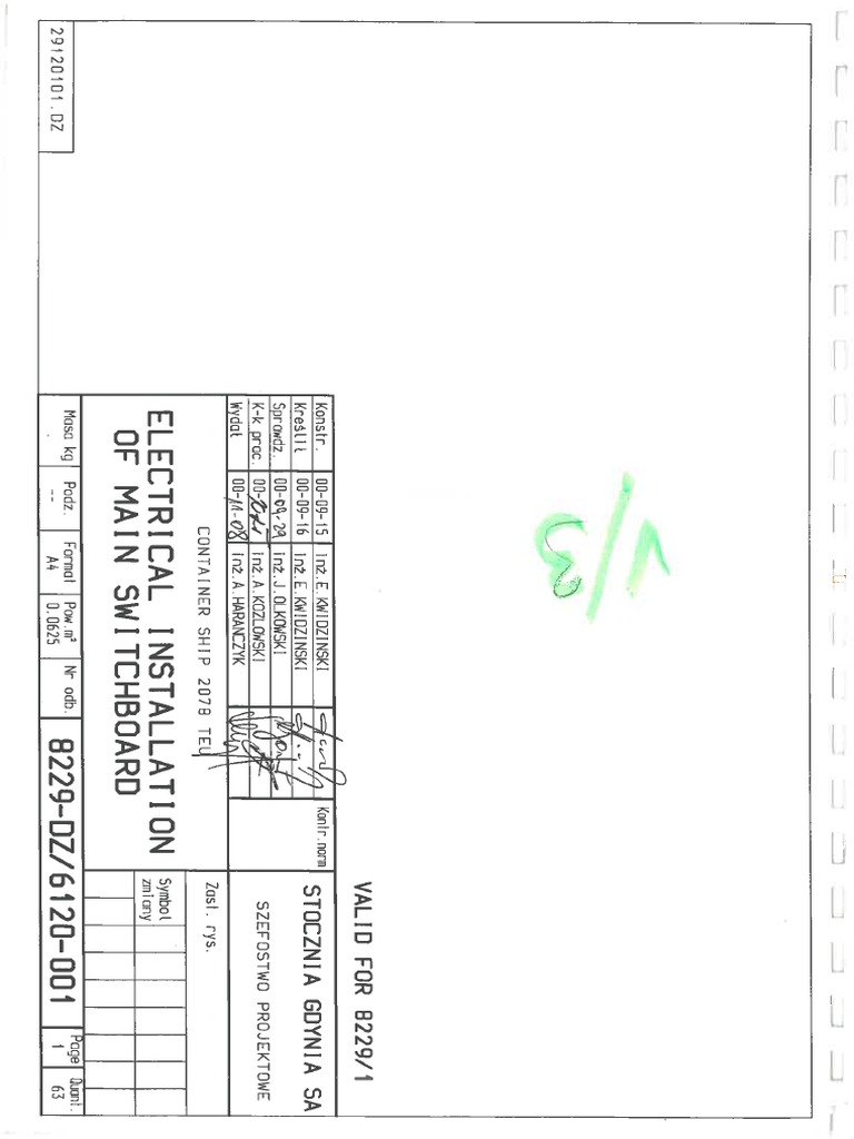 03 Electrical Installation of Main Switchboard | PDF