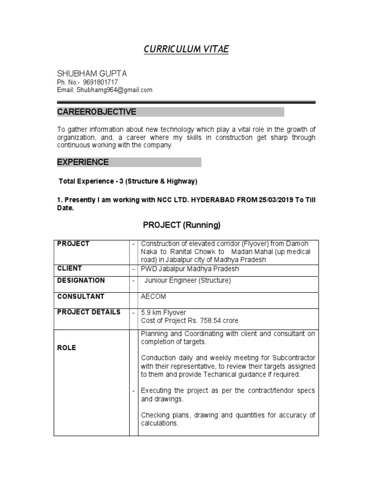 Shubham Resume 07 | PDF