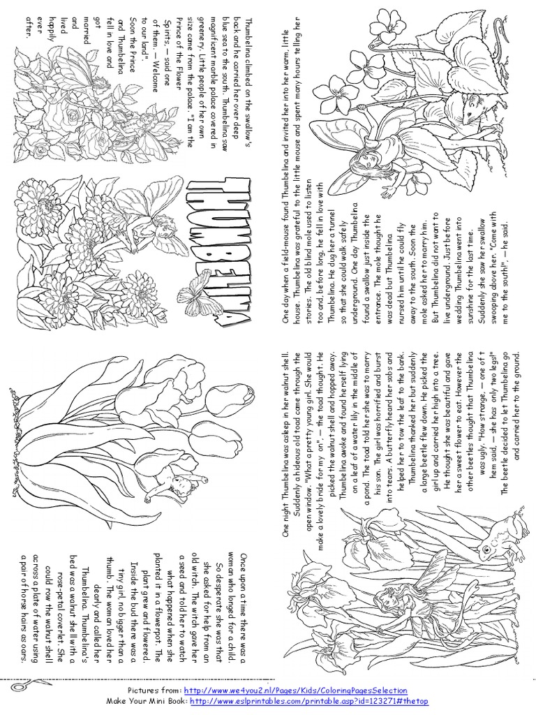 Thumbelina BW | PDF | Fairy Tales