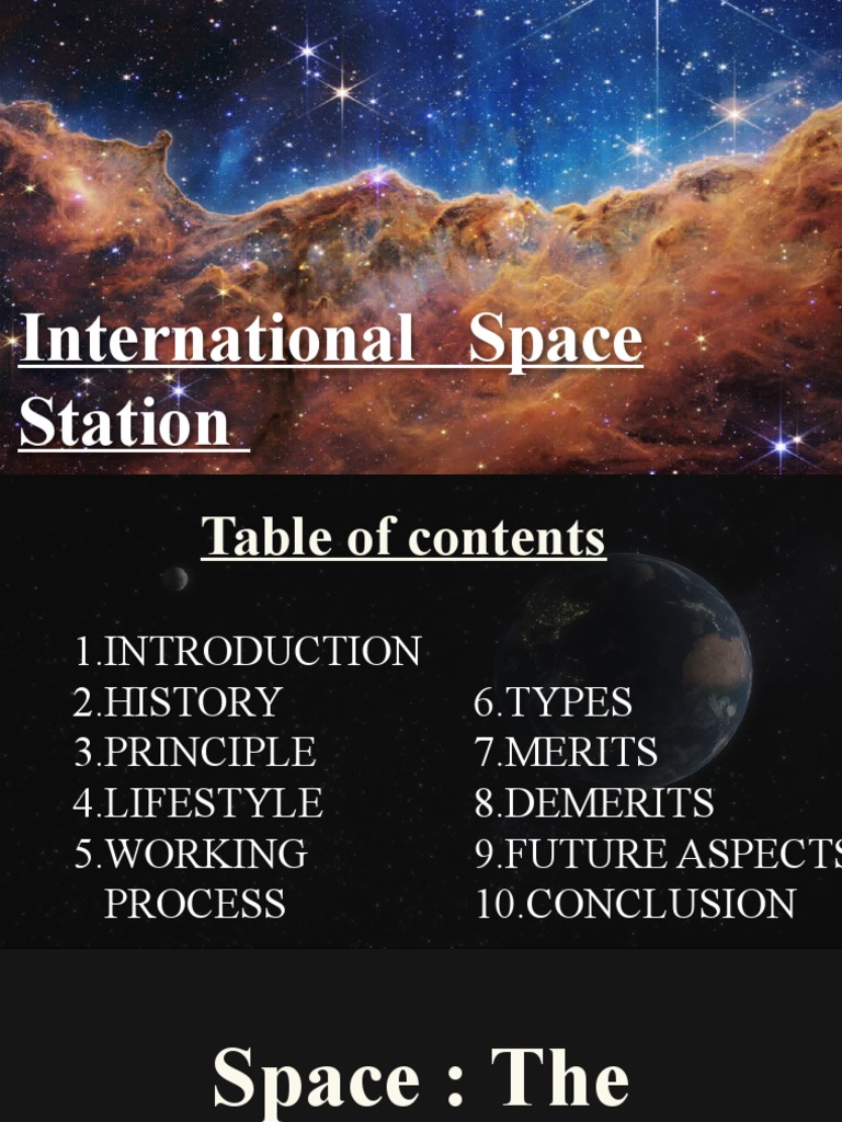 Eng Iss Presentation With Theme Pdf International Space Station Nasa