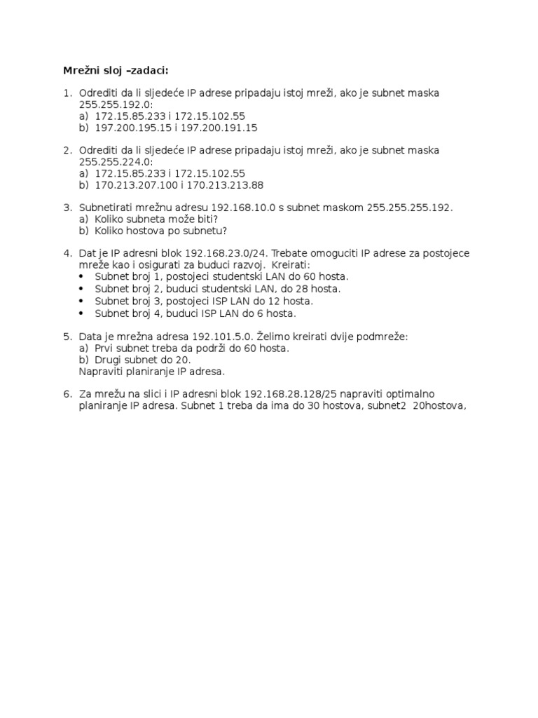 AV 5 - Zadaci Za Zadaću | PDF