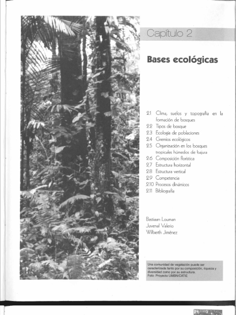 Silvicultura LOUMAN. Cap.2 Ecolog | PDF