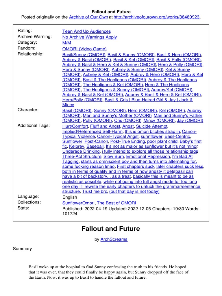 Fallout and Future | PDF