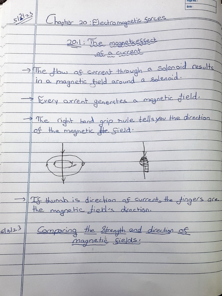Chapter 20 Electromagnetic Forces | PDF | Teaching Methods & Materials