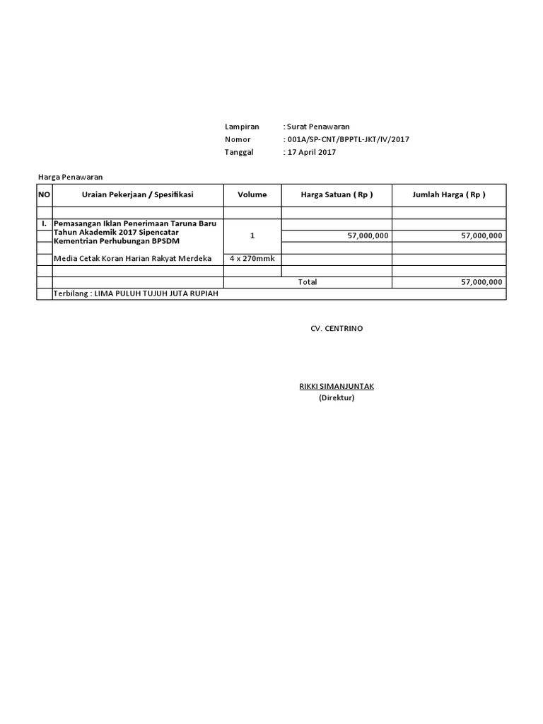 Rincian Sosialisasi CNT | PDF