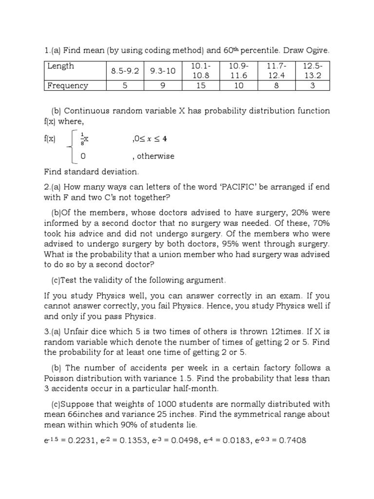 Maths B | PDF