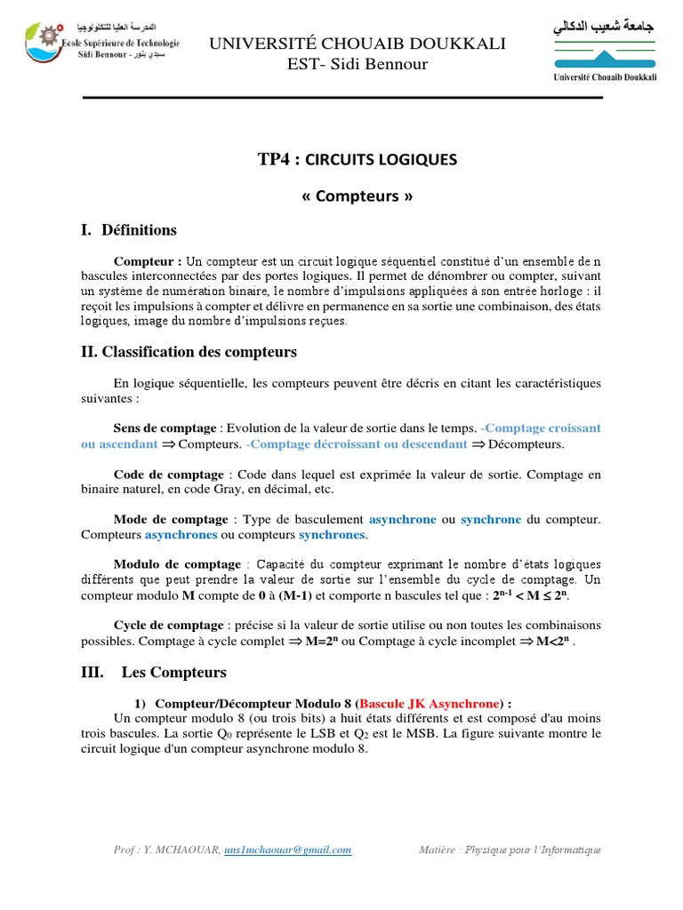 TP4 Estsb | PDF | Technologie numérique | Informatique