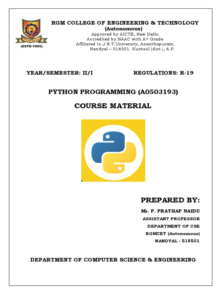Python Pdf Python Programming Language Integer Computer Science 