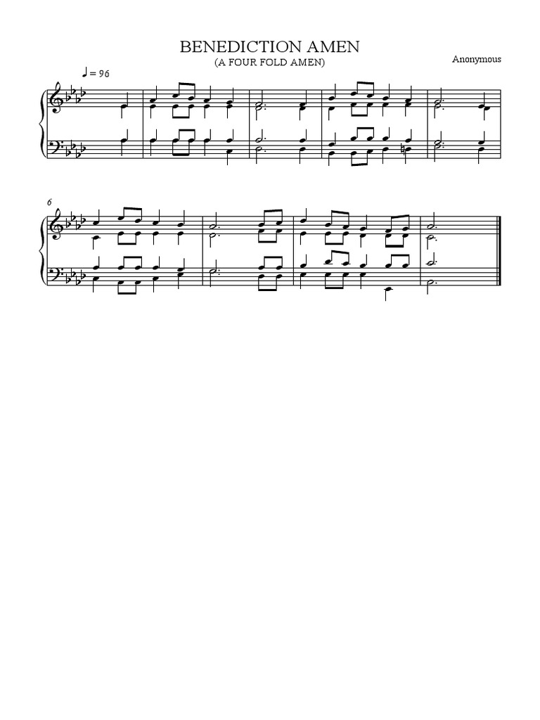 Four Fold Amen | PDF