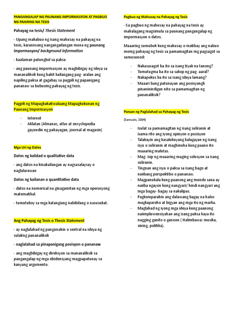 Aralin 2 Pagbasa at Pagsuri | PDF