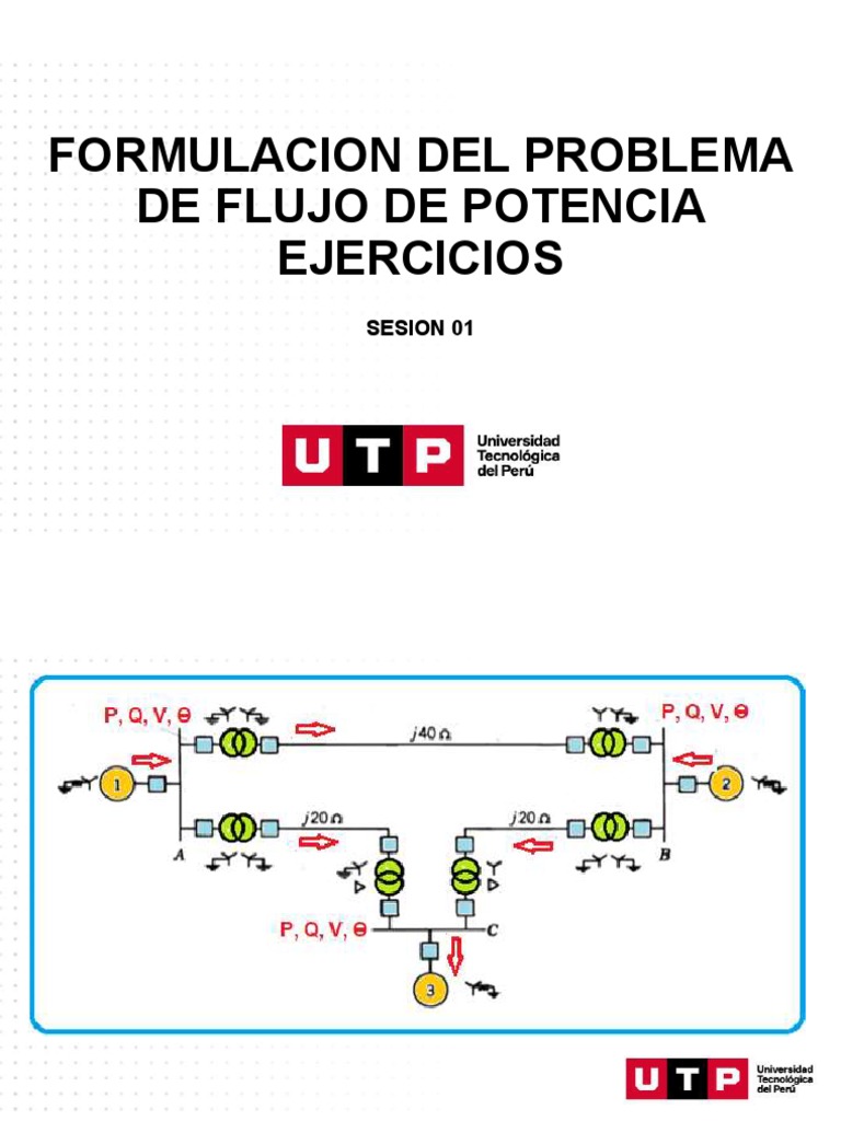 S04.s1 FORMULACION DEL PROBLEMA DE FLUJO DE POTENCIA - EJERCICIOS | PDF | Matemáticas Aplicadas ...