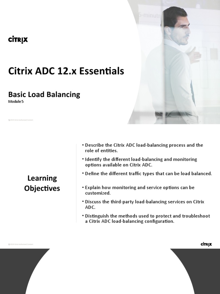 CNS-218-3I 05 Load Balancing v3.01 | PDF | Hypertext Transfer Protocol | Load Balancing (Computing)