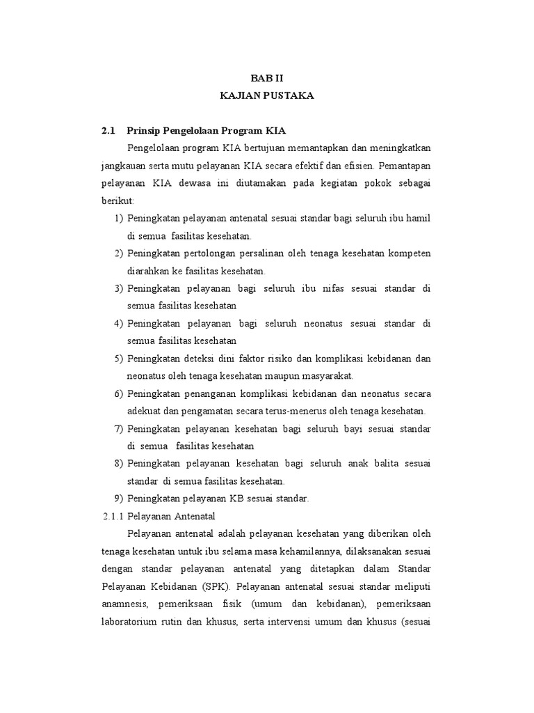 Bab Ii PWS Kia | PDF