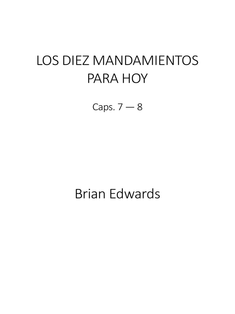 Edwards, Cap 7-8 - LT | PDF | Dios | Pascua de Resurrección