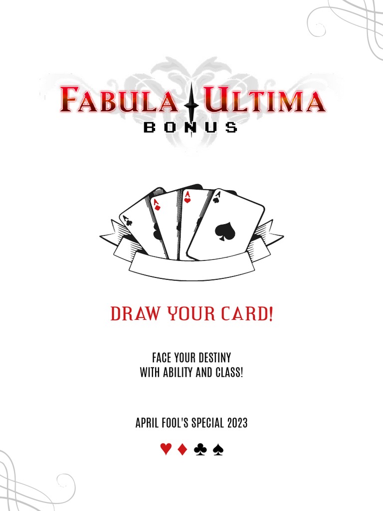 Fabula Bonus Ace of Cards | PDF | Playing Cards | Tabletop Games