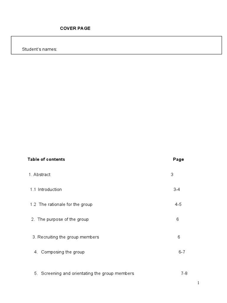 Groupwork Proposal BSW 3705 June 2022 | PDF | Substance Abuse ...