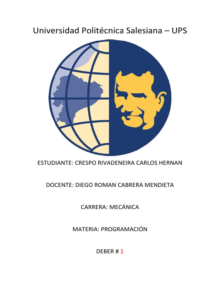 Deber 1 Estatica - CCRH | PDF