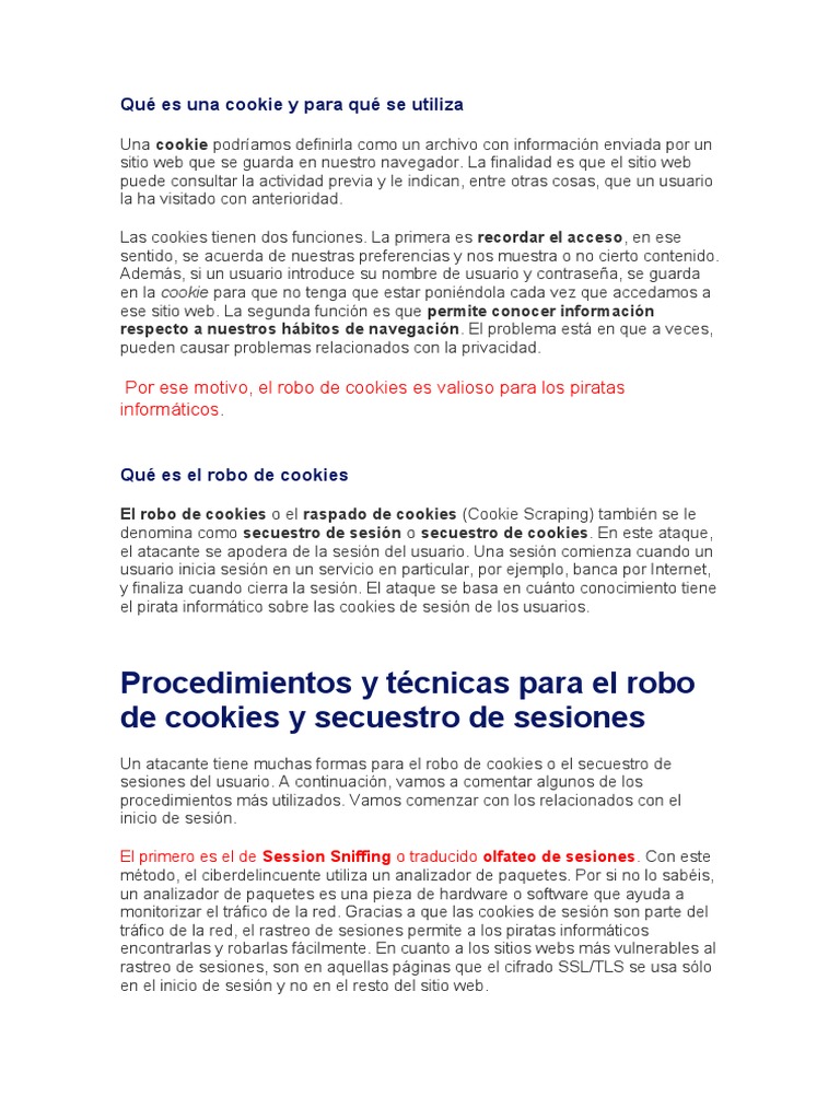 Protección contra el robo de cookies | PDF | Cookie HTTP | Malware