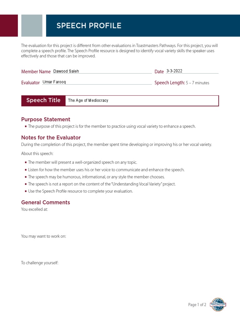 Level 3 Project 2 - Understanding Vocal Variety | PDF | Speech | Cognition