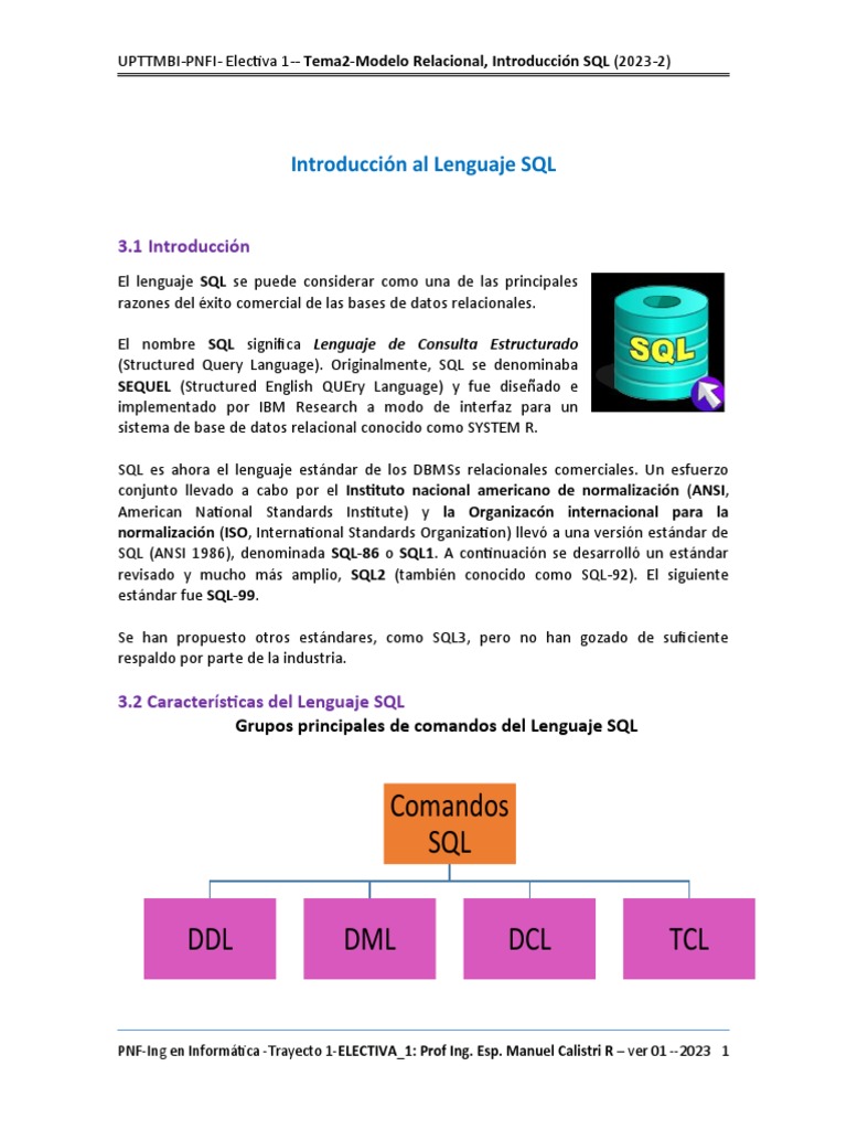 Tema3 A Lenguaje SQL Consultas Basicas Ver02 | PDF | SQL | Base de datos relacional