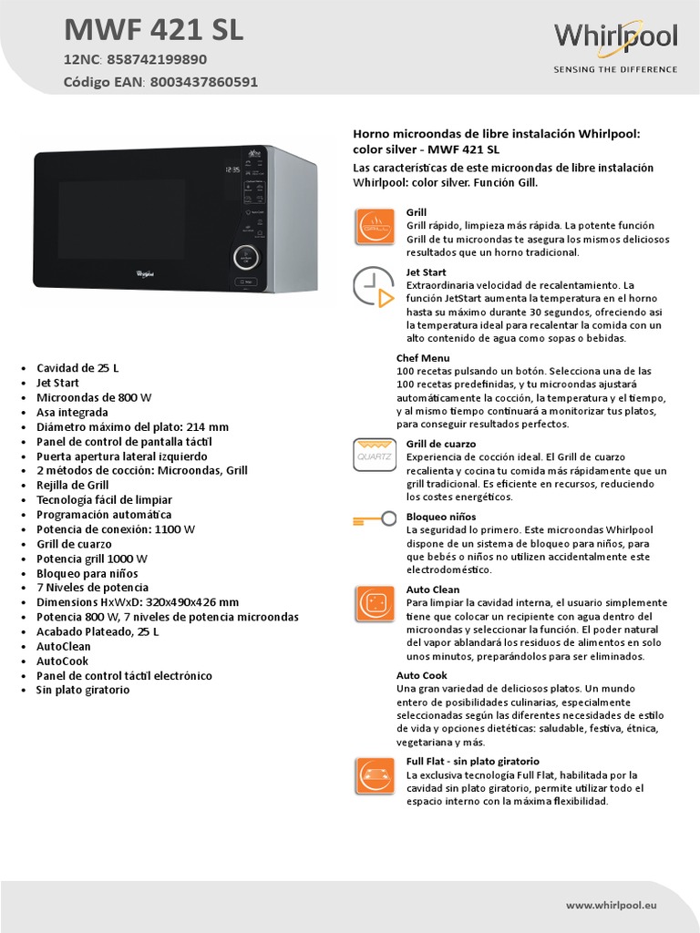 3 Microondas Características | PDF