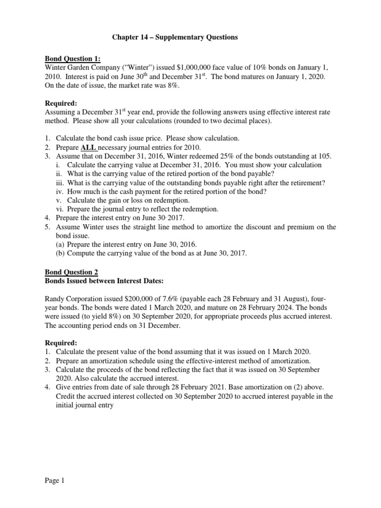 Chapter 14 Supplementary Question Pdf