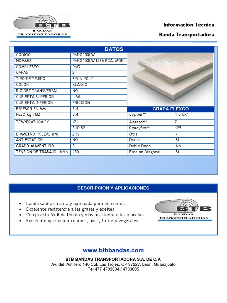 Ficha Tecnica PVG | PDF