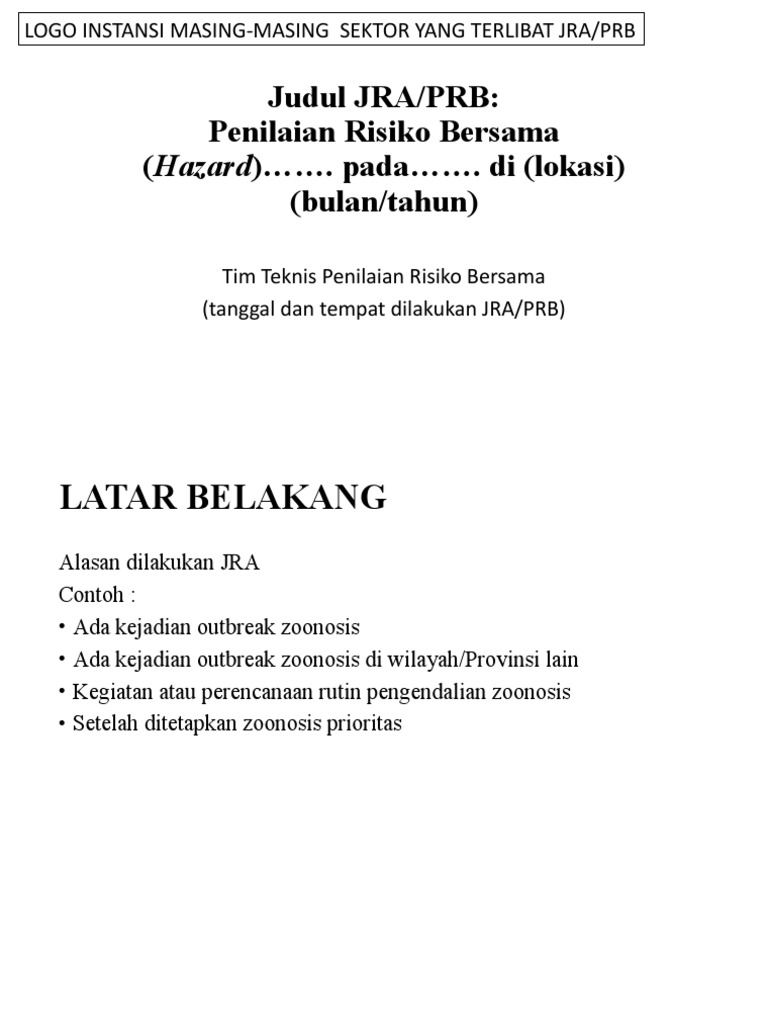 Template PPT Laporan JRA - Orientasi JRA 2023 - 2 | PDF