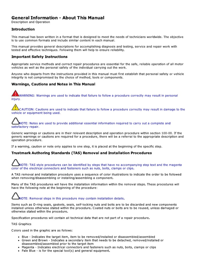 Range Rover Evoque 2010 2011 2012 2013 Repair Manual | PDF | Vehicle ...