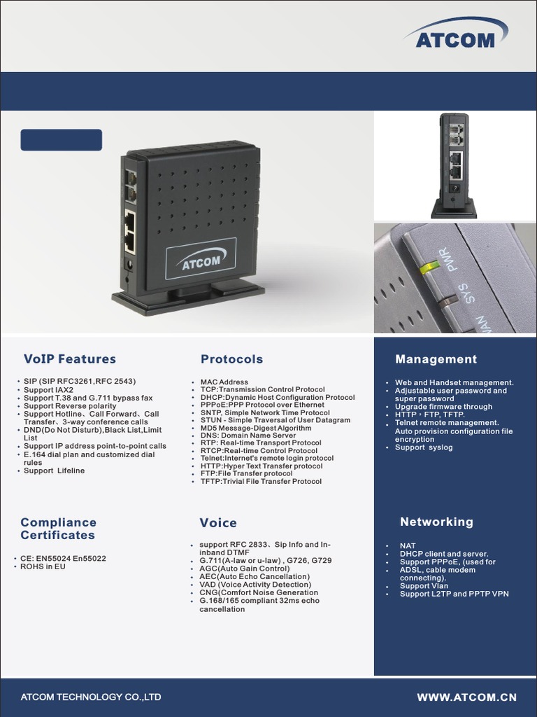 AG198 Datasheet | PDF | File Transfer Protocol | Session Initiation Protocol