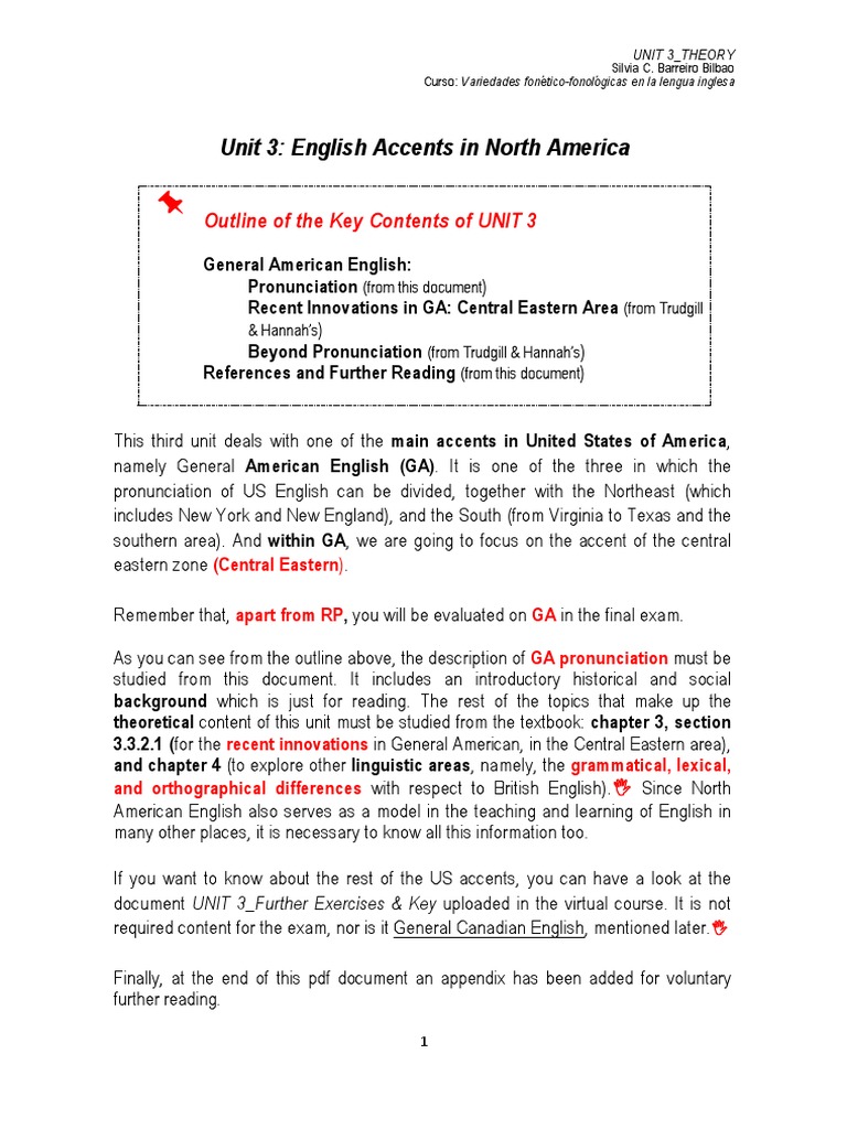 Unit 3 Theory | PDF | Vowel | Consonant