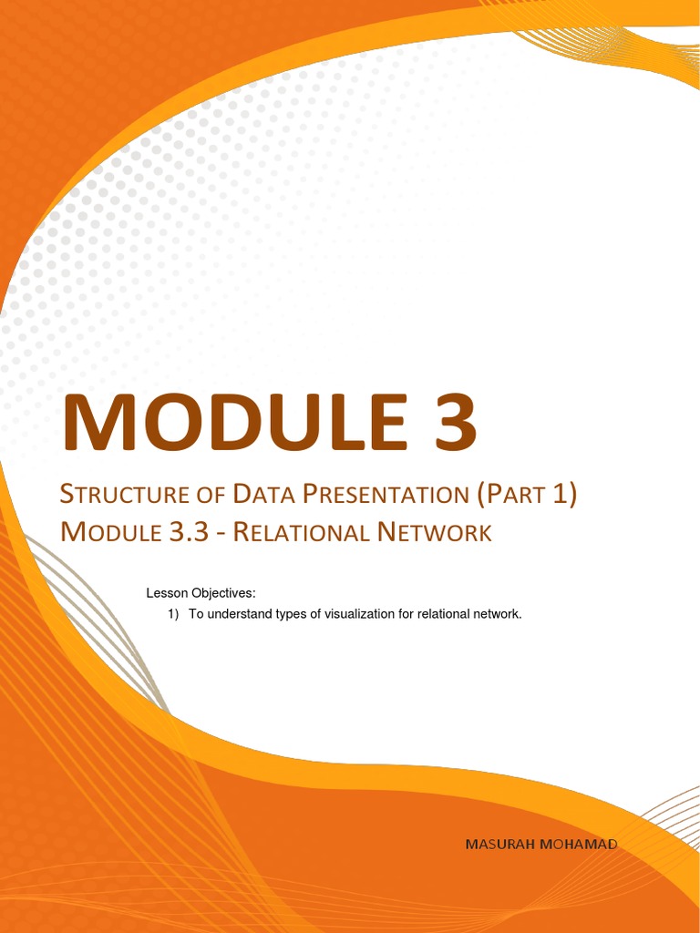 Module 6 - RELATIONAL NETWORK | PDF | Vertex (Graph Theory) | Applied Mathematics