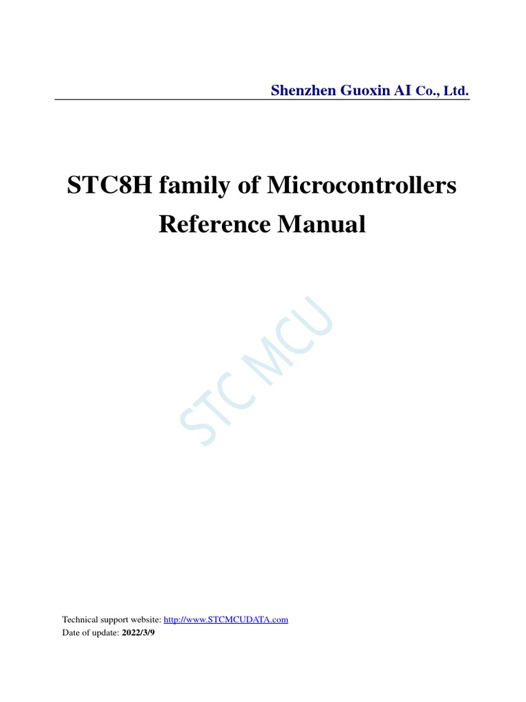 Stc8h1k7 en | PDF | Computer Architecture | Electronic Engineering