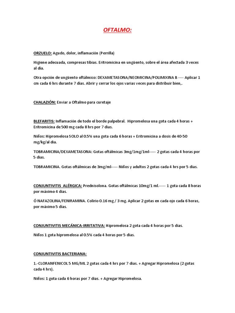 Oftalmo | PDF | Aspirina | Alergia