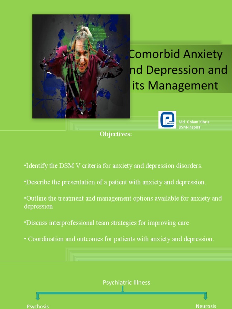 Comorbid Anxiety and Depression Management | PDF | Anxiety Disorder ...