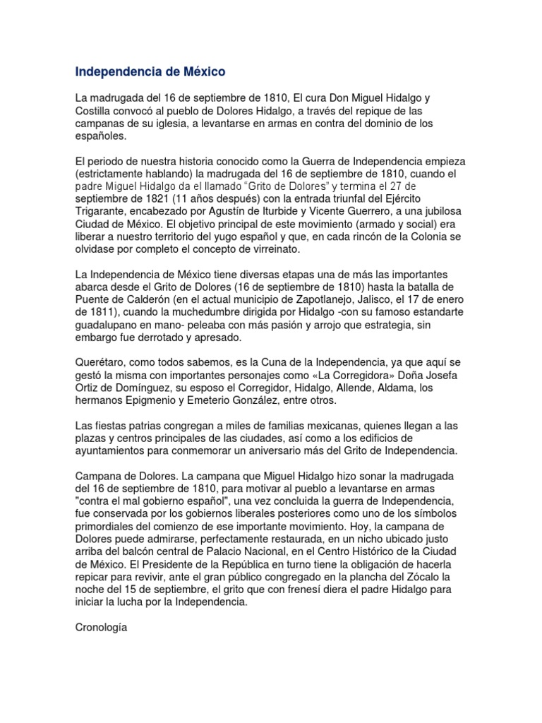 Etapas de La Independencia | PDF | Virreinatos del Imperio español ...