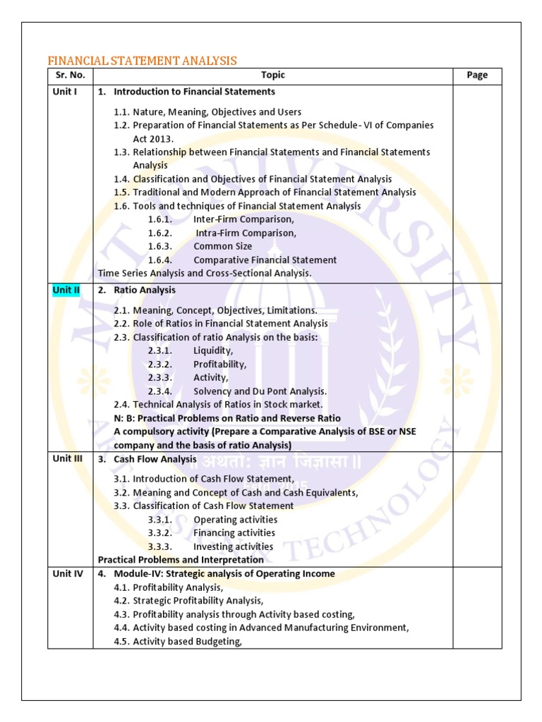 Financial Statement Analysis With MCQ and Questions | PDF | Dividend ...