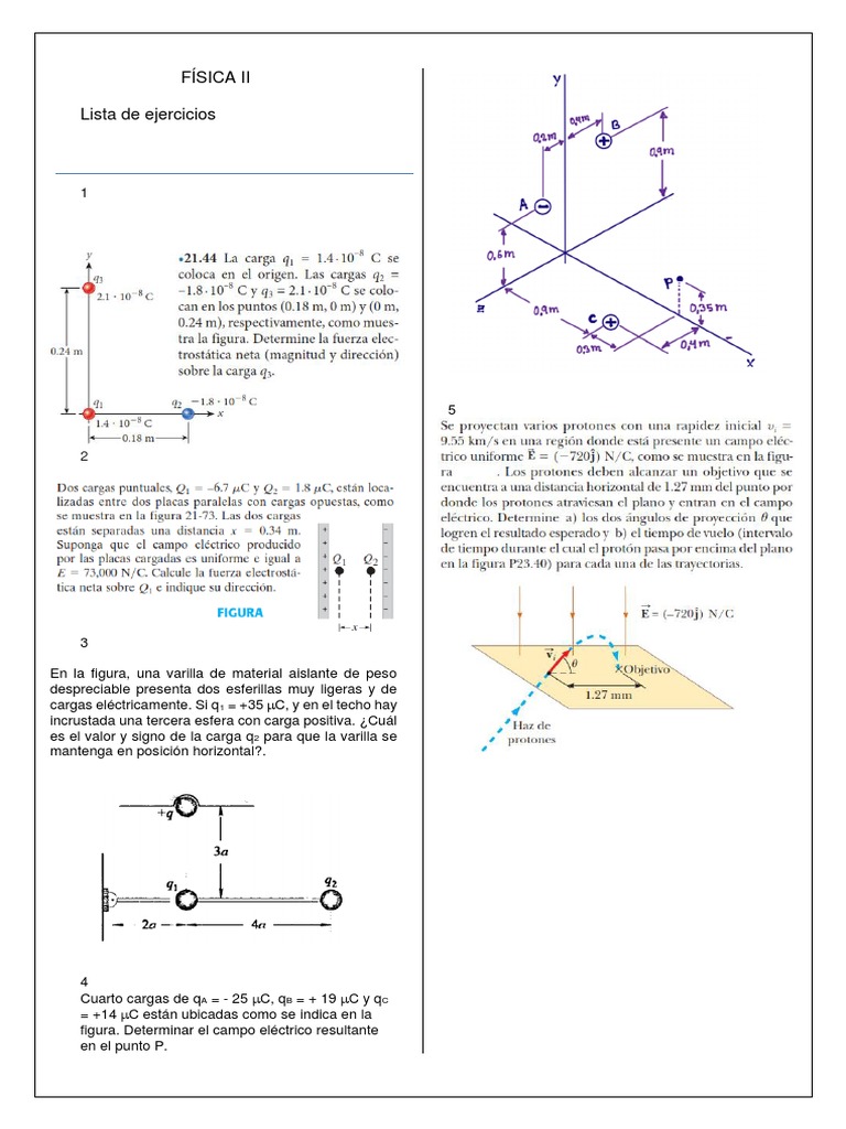 Lista de Ejercicios 8 (F2) | PDF