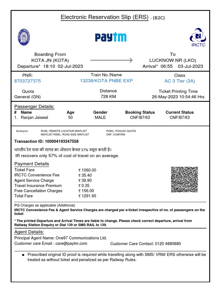 Ticket 21126231709 | PDF | Service Industries | Payments