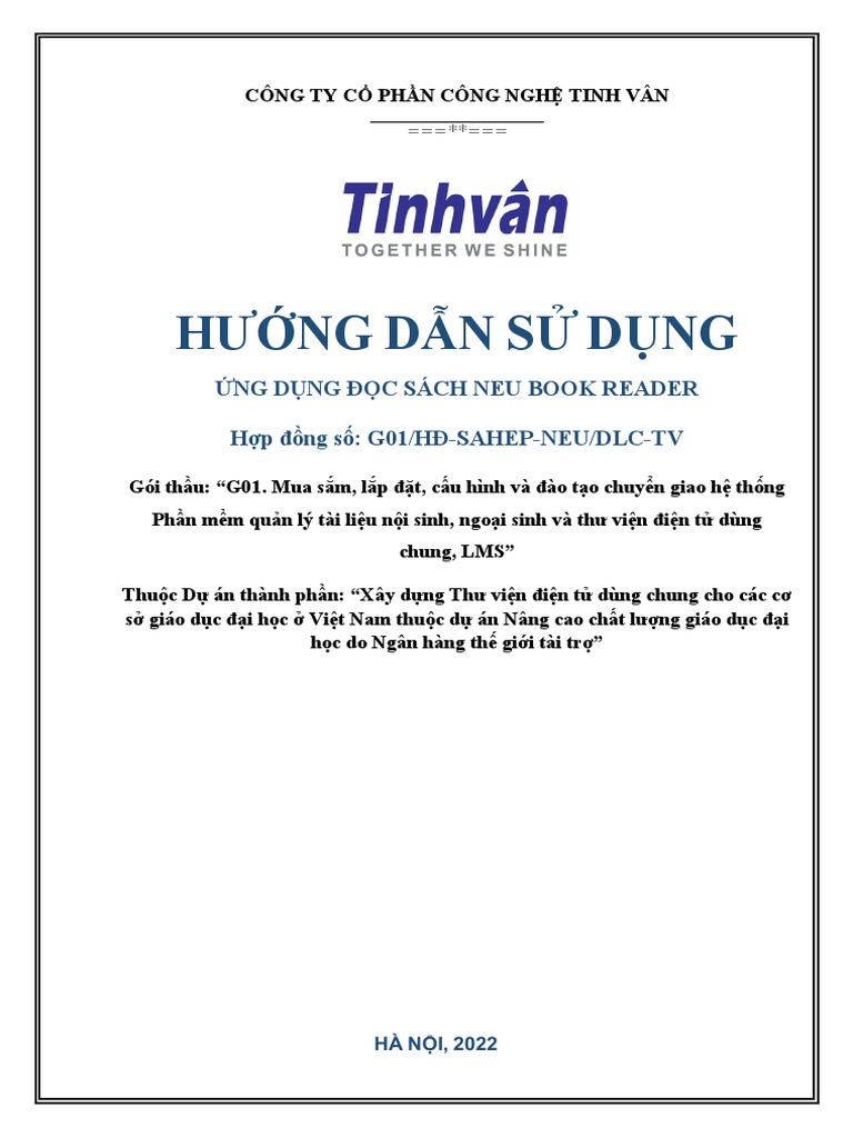 1.HDSD NEU BOOK READER - Final | PDF